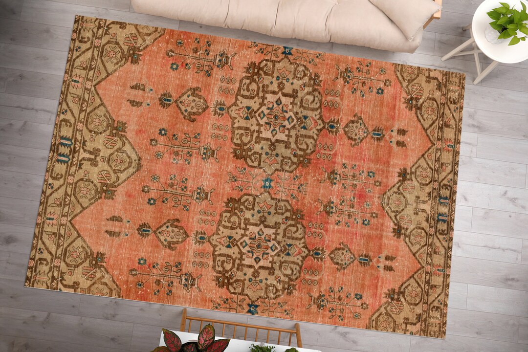 Ethnic Pattern Rug, Brown Rug, Navajo Rug, Oriental Rugs, Turkish Rug ...