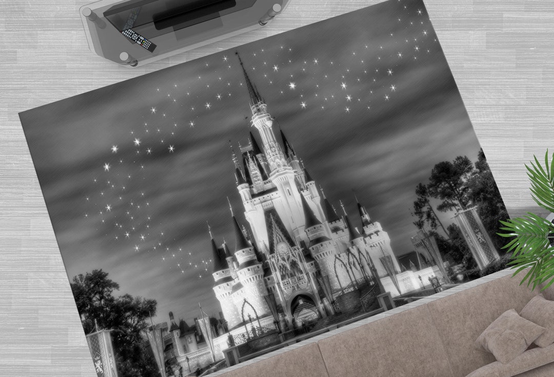Cinderella Castle Rugs, Starry Sky Rugs, Girl Room Rugs, Children Rugs ...