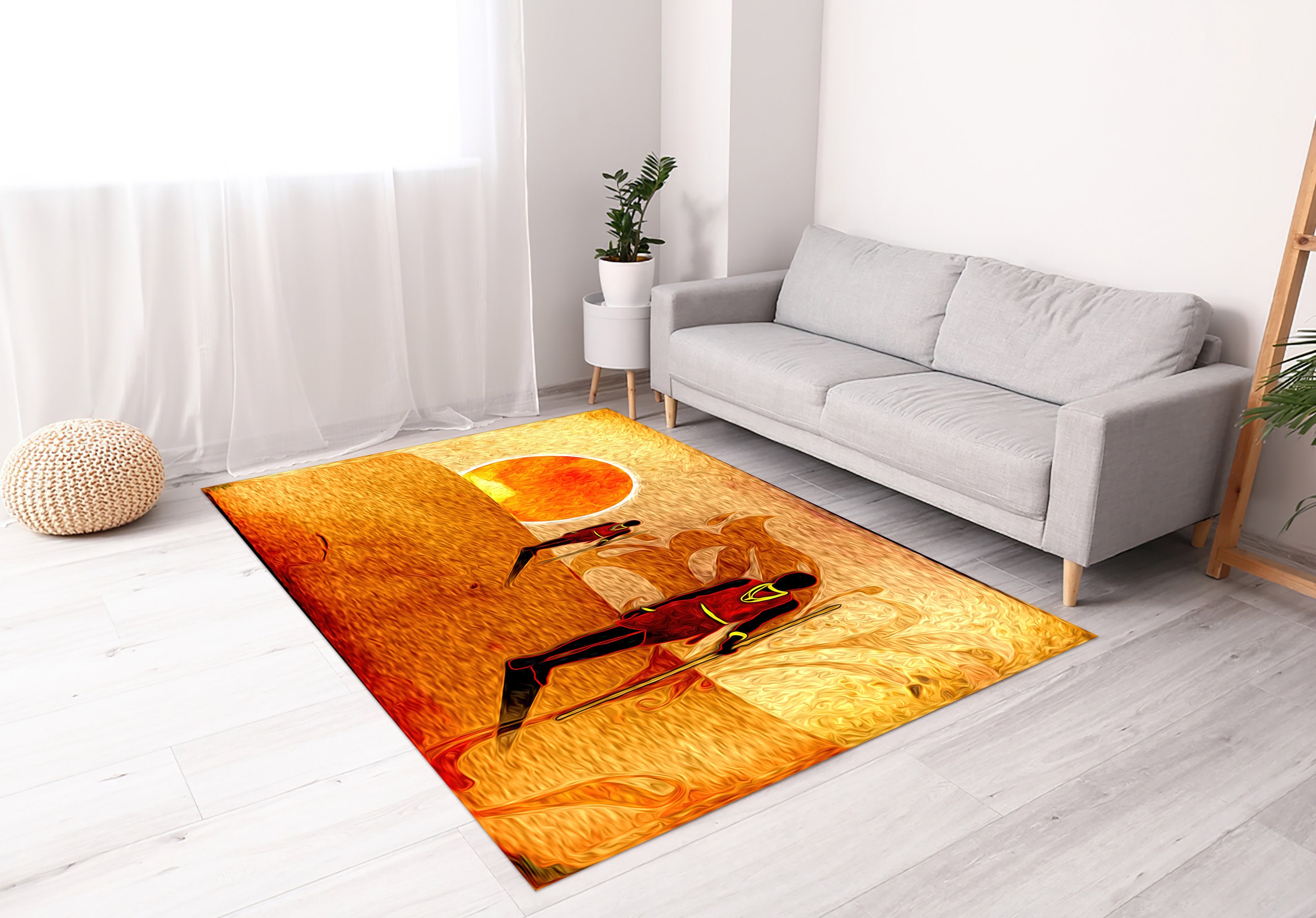 Desert Rugs, African Rug, African Man Rugs, Abstract Rug, Small Rug ...
