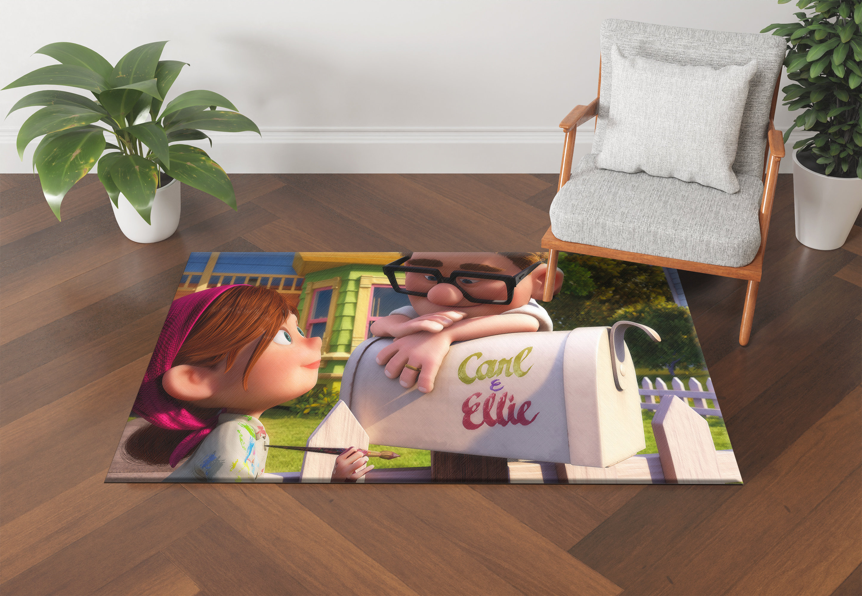 Carl and Ellie Rug, Movie up Rug, up Rugs, Modern Rug, Personalized ...