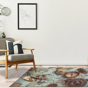 Antique World Map Rugs, Compass Rugs, Vintage World Map Rugs, Map Rugs ...