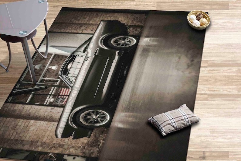 The Ford Mustang Rugs, American Mustang Car Rugs, American Car Rugs ...