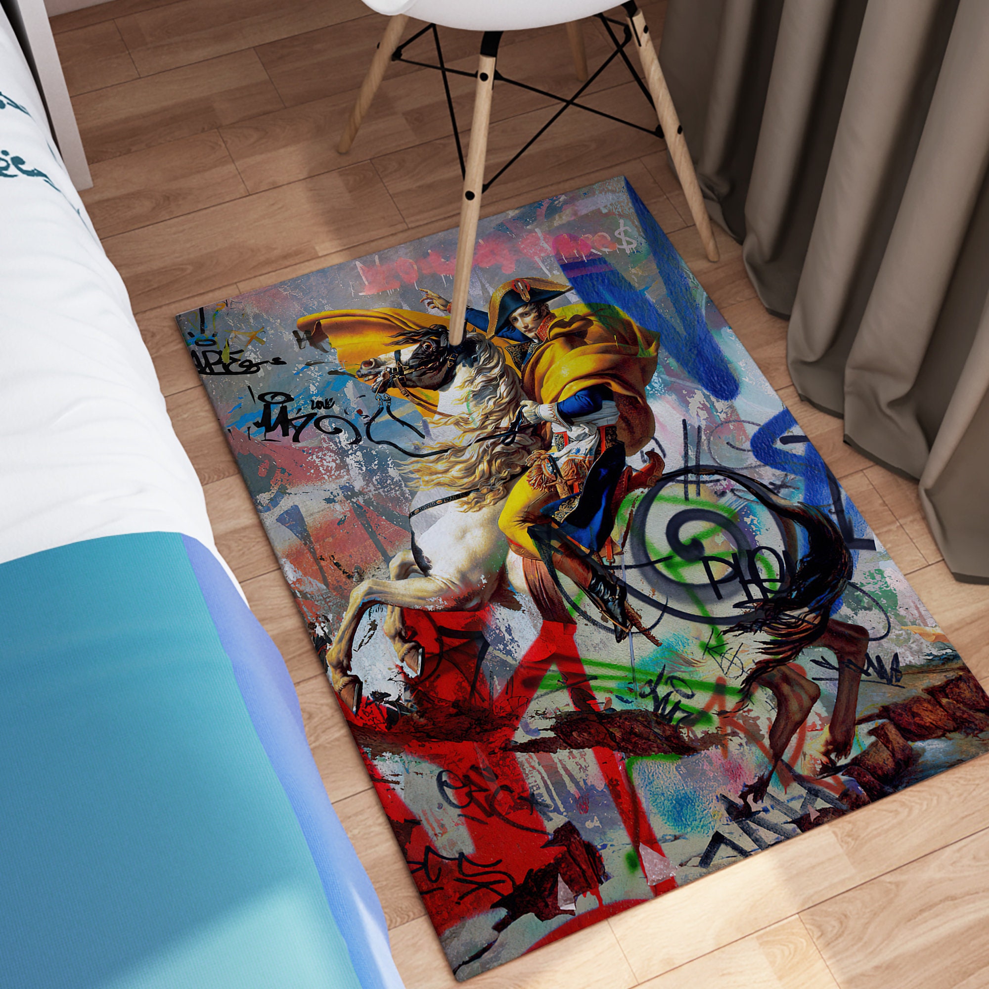 Napoleon Bonaparte Rug Banksy Rugs Graffiti Rug Decorative - Etsy