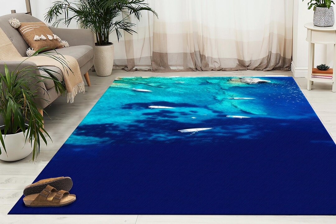 Landscape Rugs, Drone Photography Rug, Aerial View Rugs, Landscape Rug ...