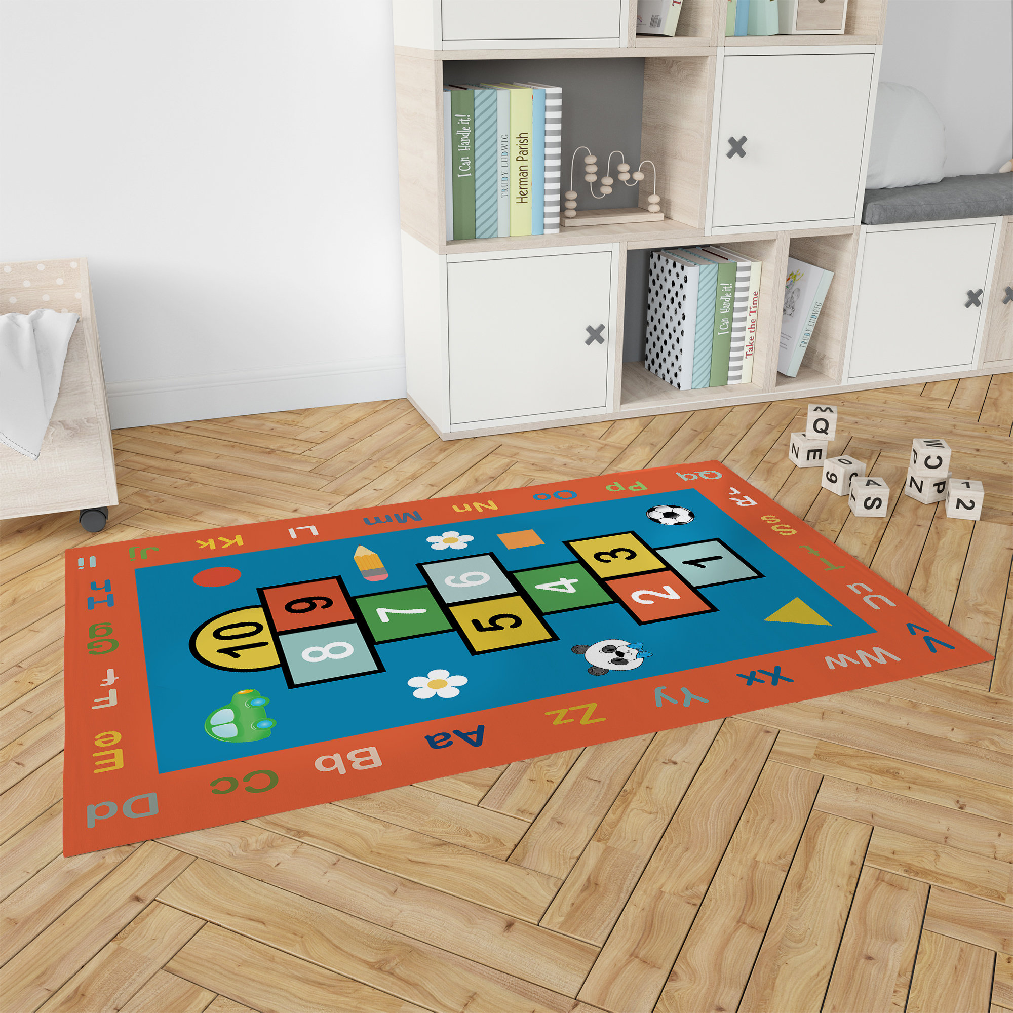 Hopscotch Rug Educational Rug Numbers Rugs Kids Rugs - Etsy