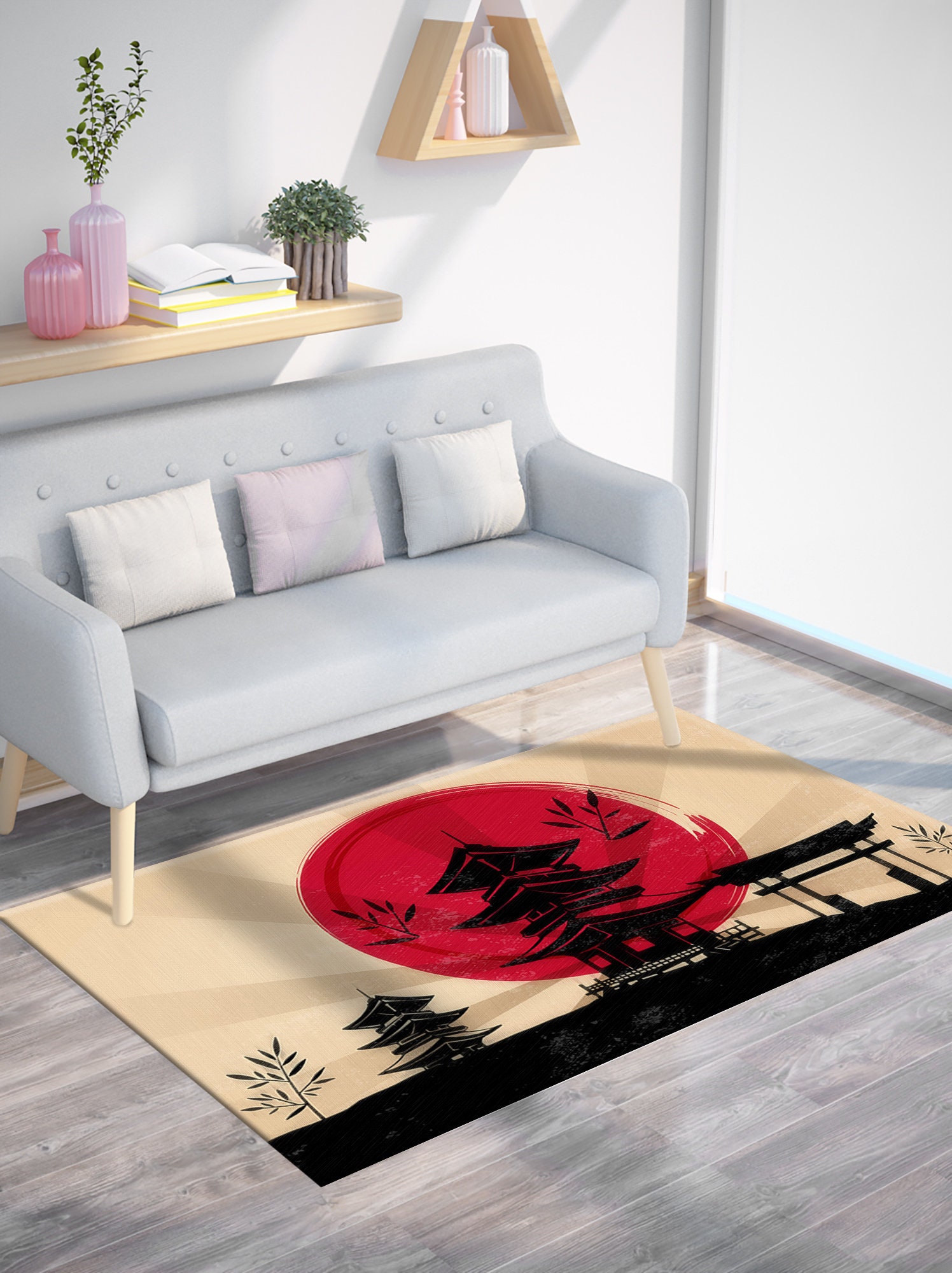 Japanese Rug, Ethnic Rug, Japan Rug, Modern Rugs, Stair Rug, Area Rug ...