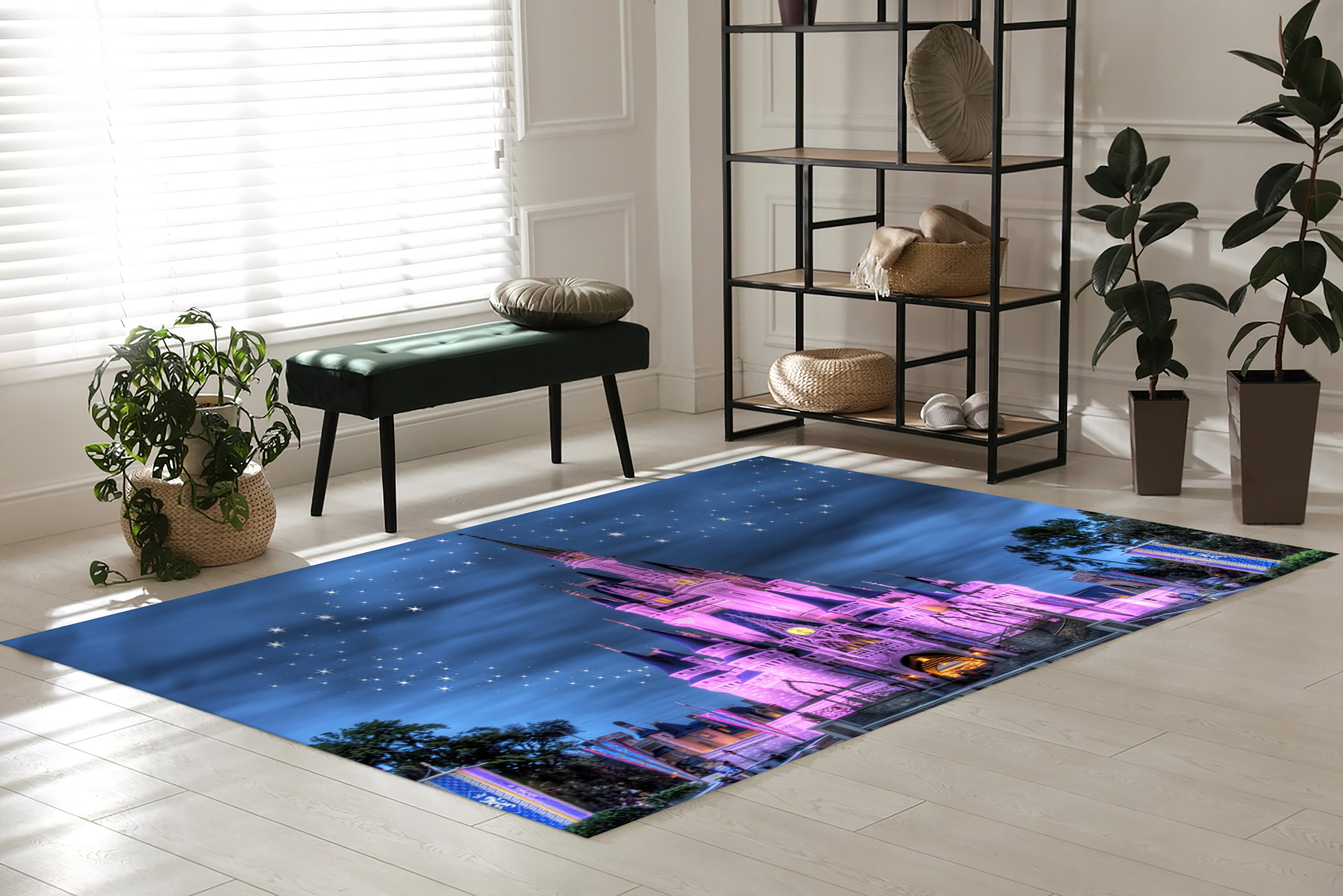 Cinderella Castle Rugs, Disneyland Rugs, Starry Sky Rug, Children Rug ...