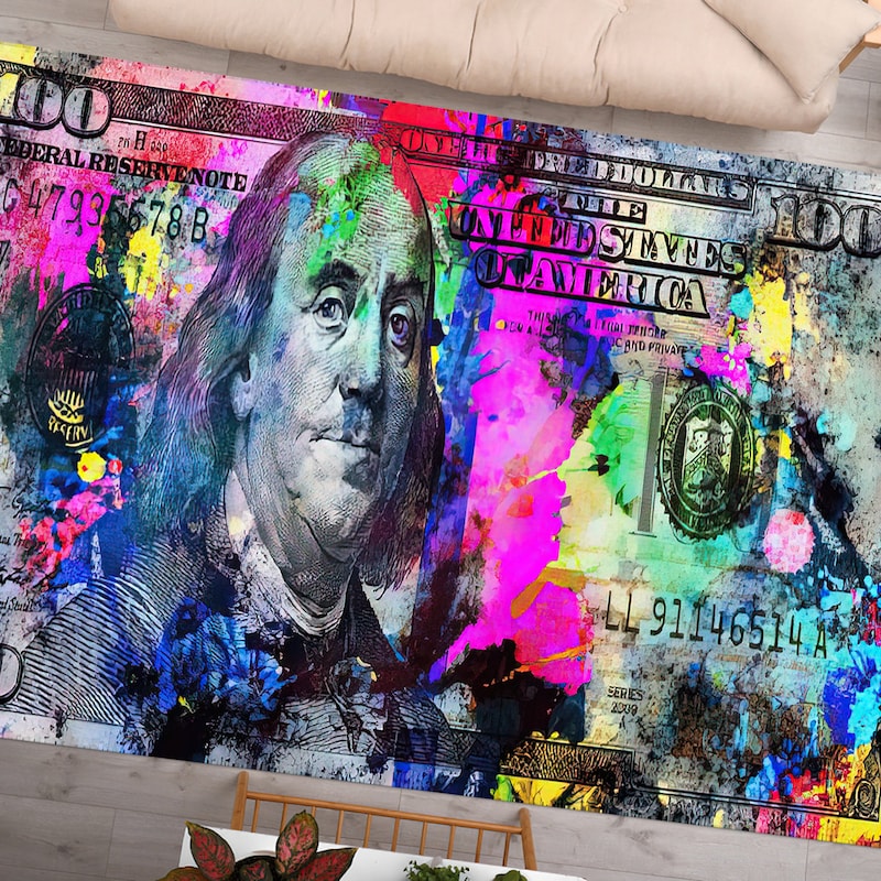 Dollars Bill Rug - Etsy