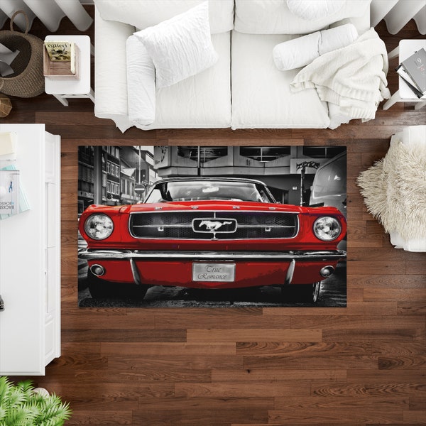 Ford Mustang Rug - Etsy