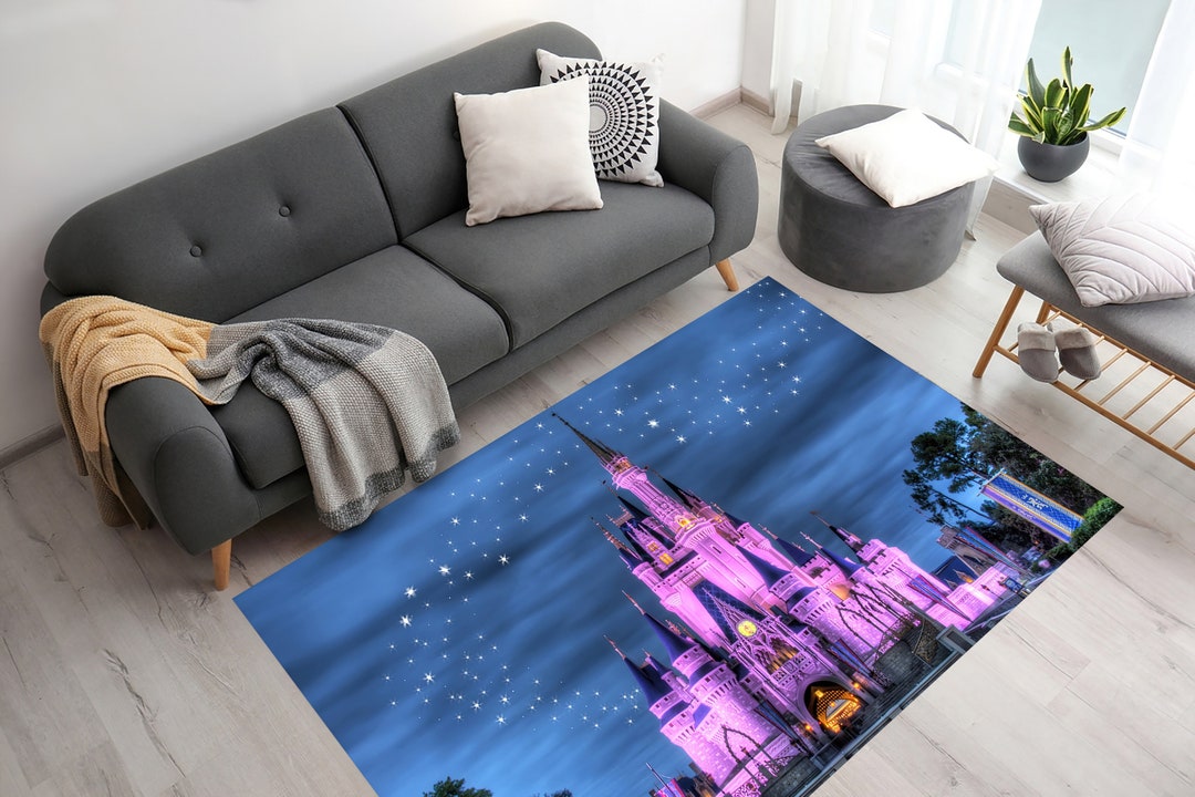 Cinderella Castle Rugs, Disneyland Rugs, Starry Sky Rug, Children Rug ...