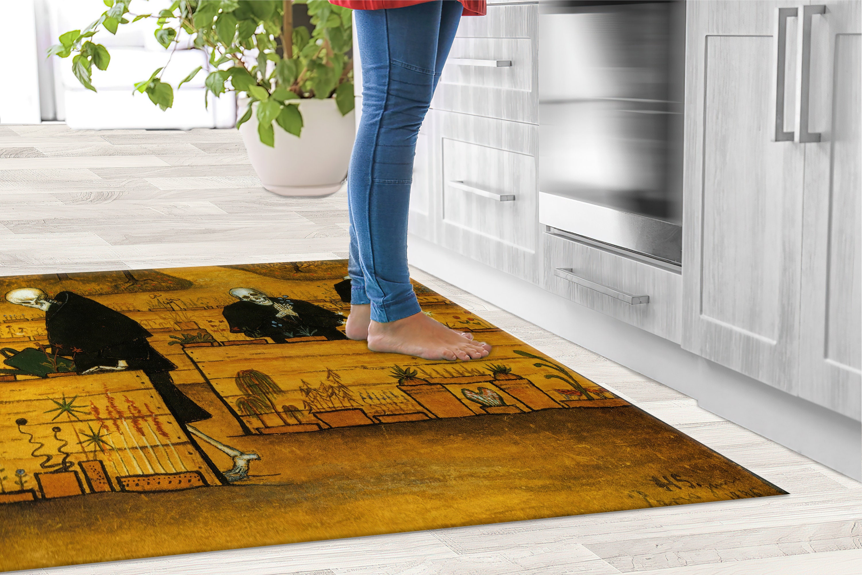The Garden of Death Rug Hugo Simberg Rug Man Cave Rug - Etsy