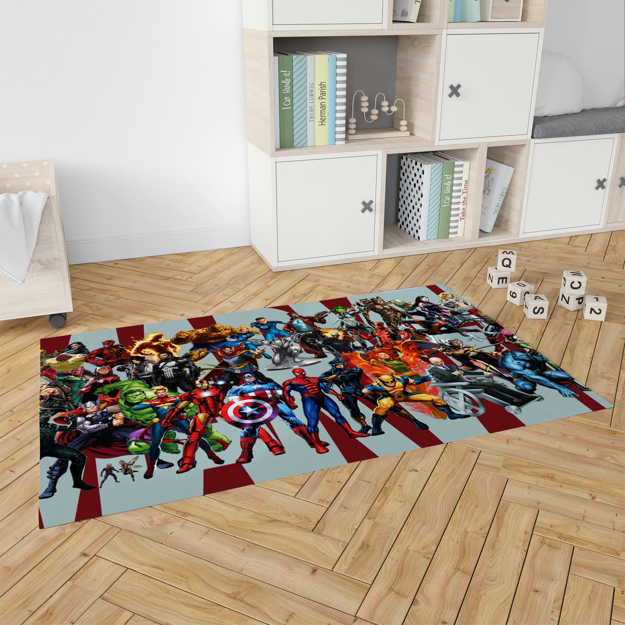Marvel Superhero Rugs, Iron Man Rug, Marvel Rug, Children Rugs, Kitchen ...