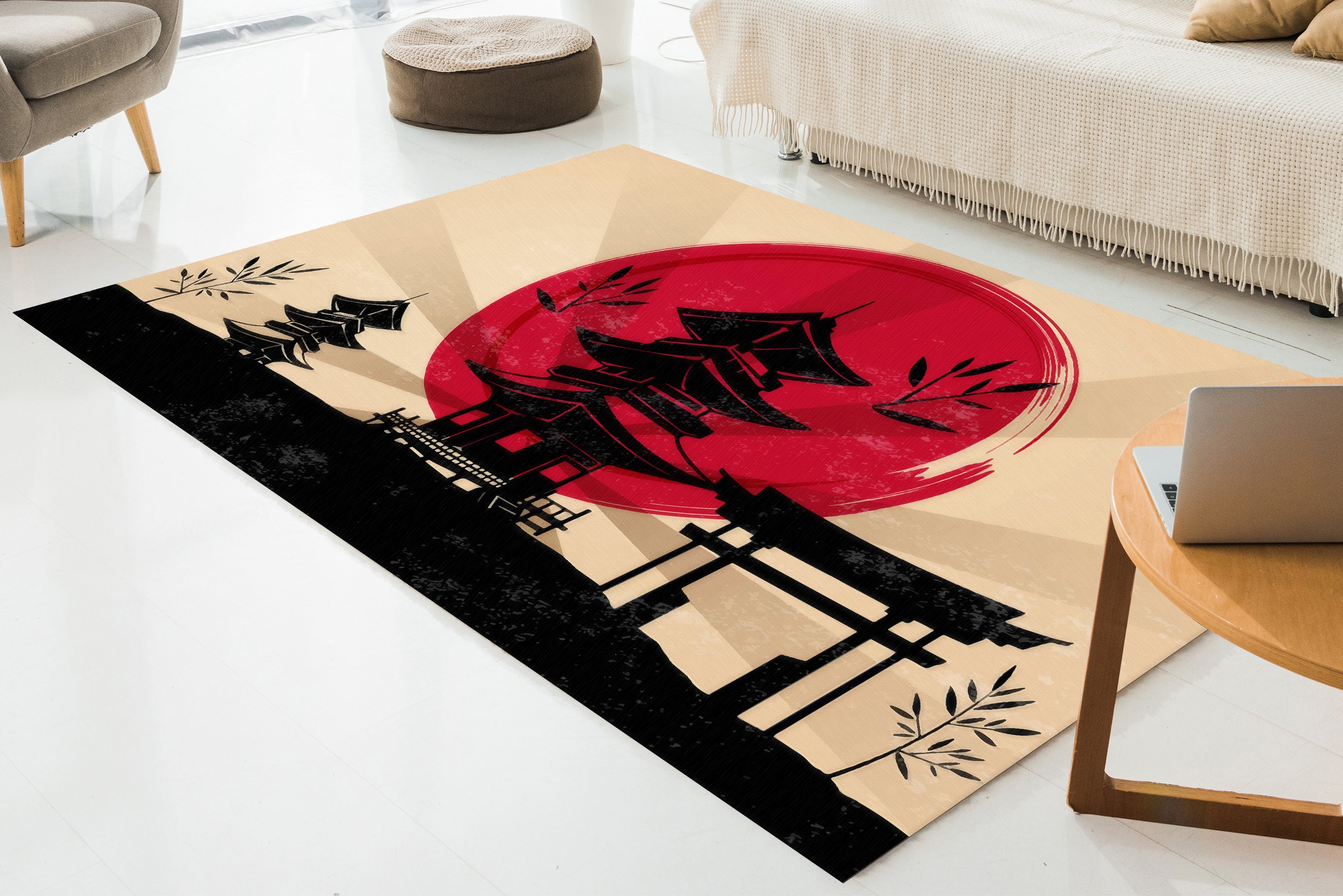 Japanese Rug, Ethnic Rug, Japan Rug, Modern Rugs, Stair Rug, Area Rug ...