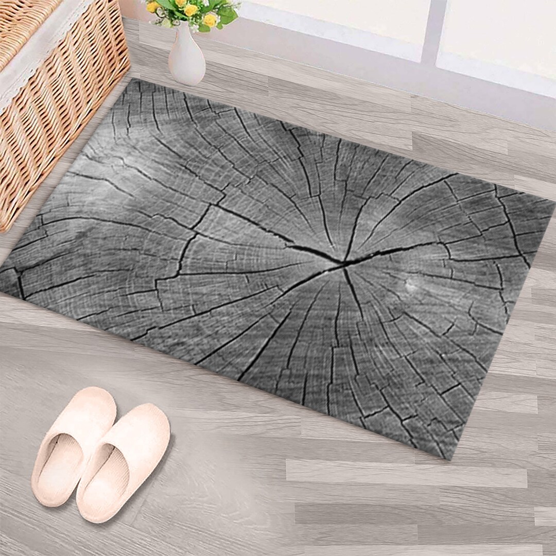 Wood Rug, Wood Texture Rug, Abstract Wood Rug, Modern Rug, Wall Hanging ...