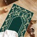Green Prayer Rug, Beige Prayer Rug, Spiritual Rug, Muslim Rug, Worship ...