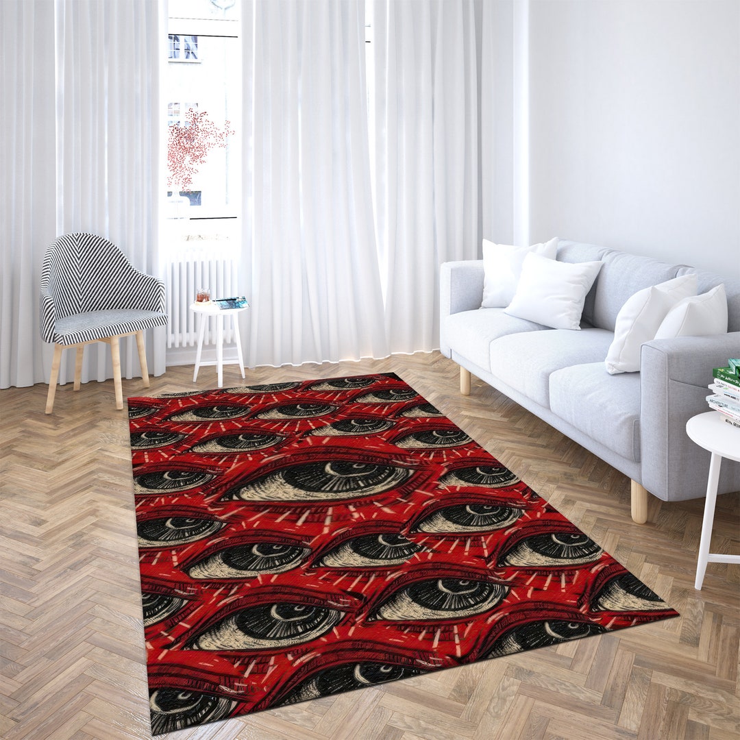 Horror Scare Eye Rug, Horror Rugs, Trendy Rugs, Modern Rugs, Door Mat ...