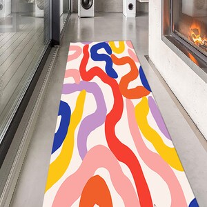 Keith Haring Rug, Colorful Rugs, Dancing Rugs, Graffiti Rug, Pattern ...