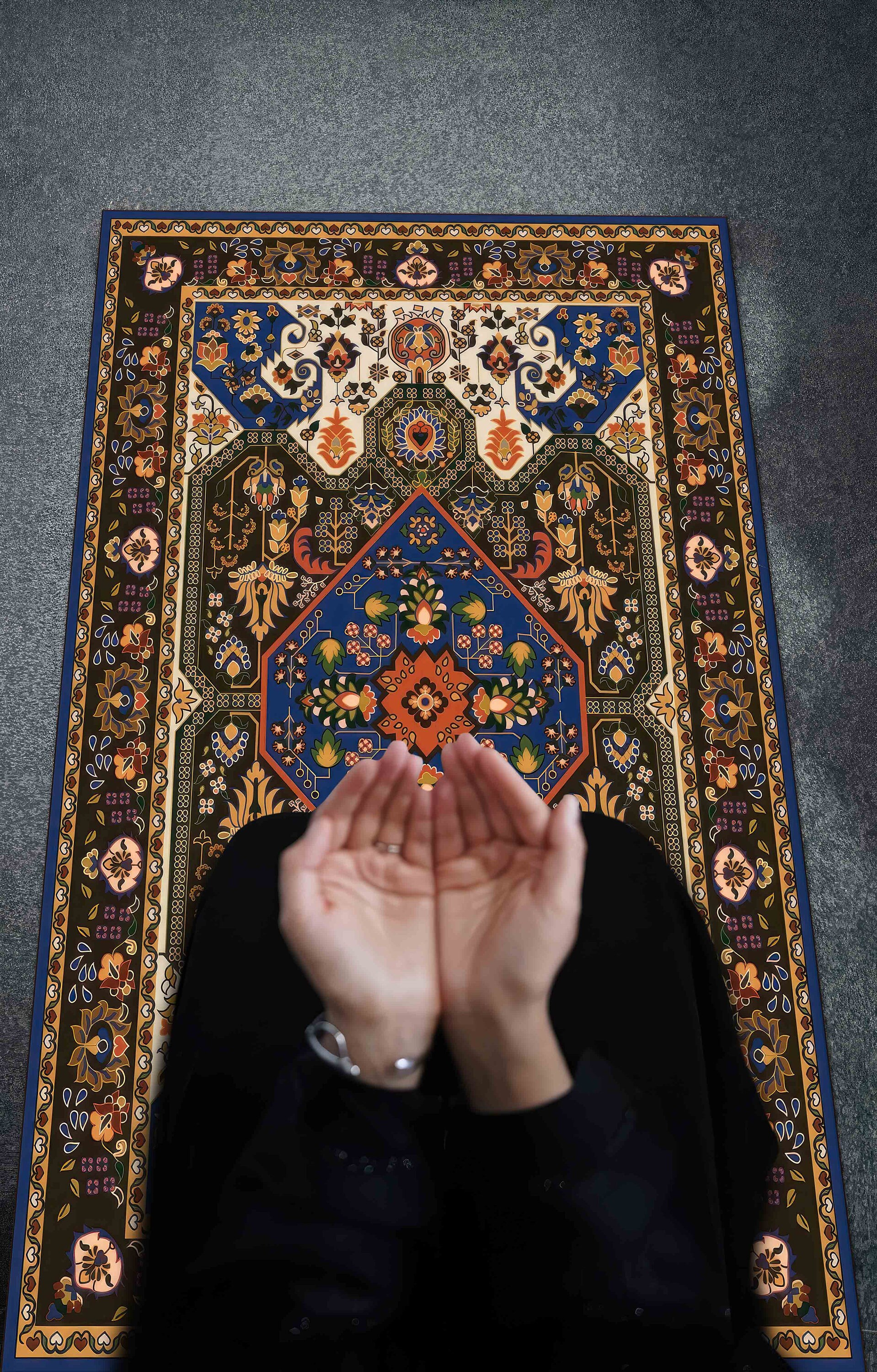 Prayer Rug, Worship Rug, Religious Rug, Modern Rug, Gift for Him ...