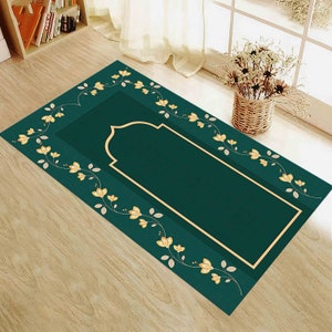 Green Prayer Rugs, Religious Rugs, Spiritual Rugs, Muslim Housewarming ...