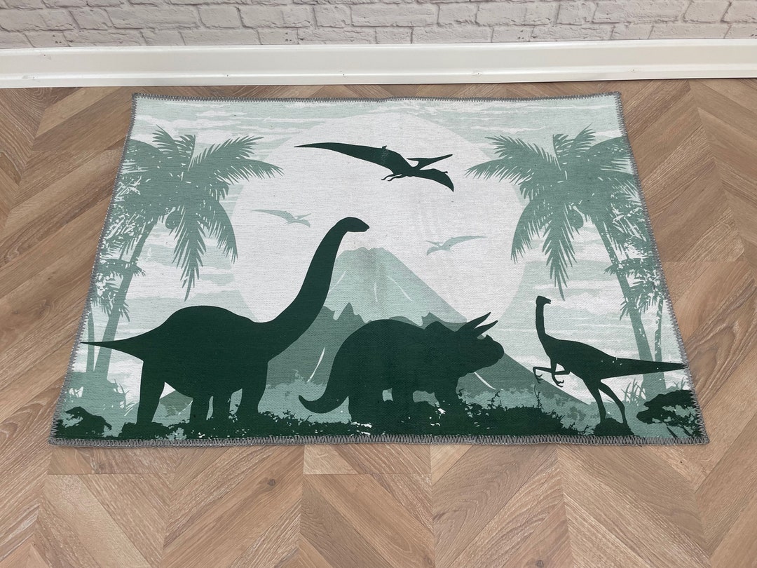 Dinosaur Rug, Dino Rug, Kidsroom Rugs, Children Rug, Nursery Rug ...