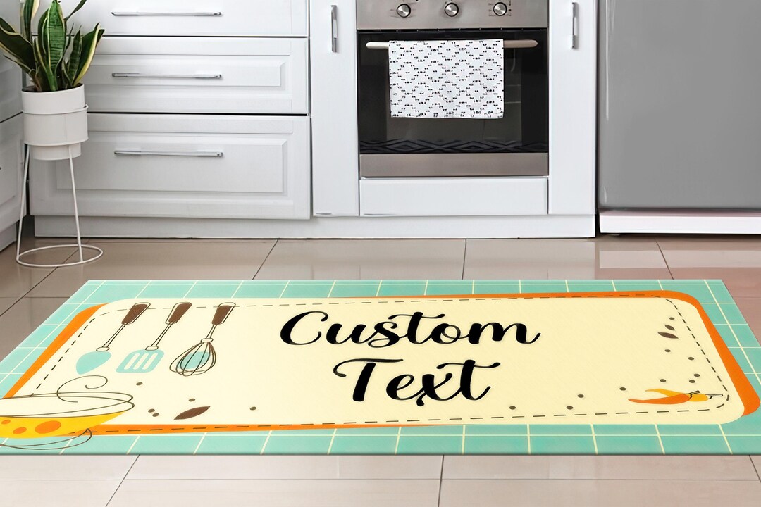 Personalized Kitchen Rug, Personalized Rugs, Kitchen Rugs, Modern Rugs ...