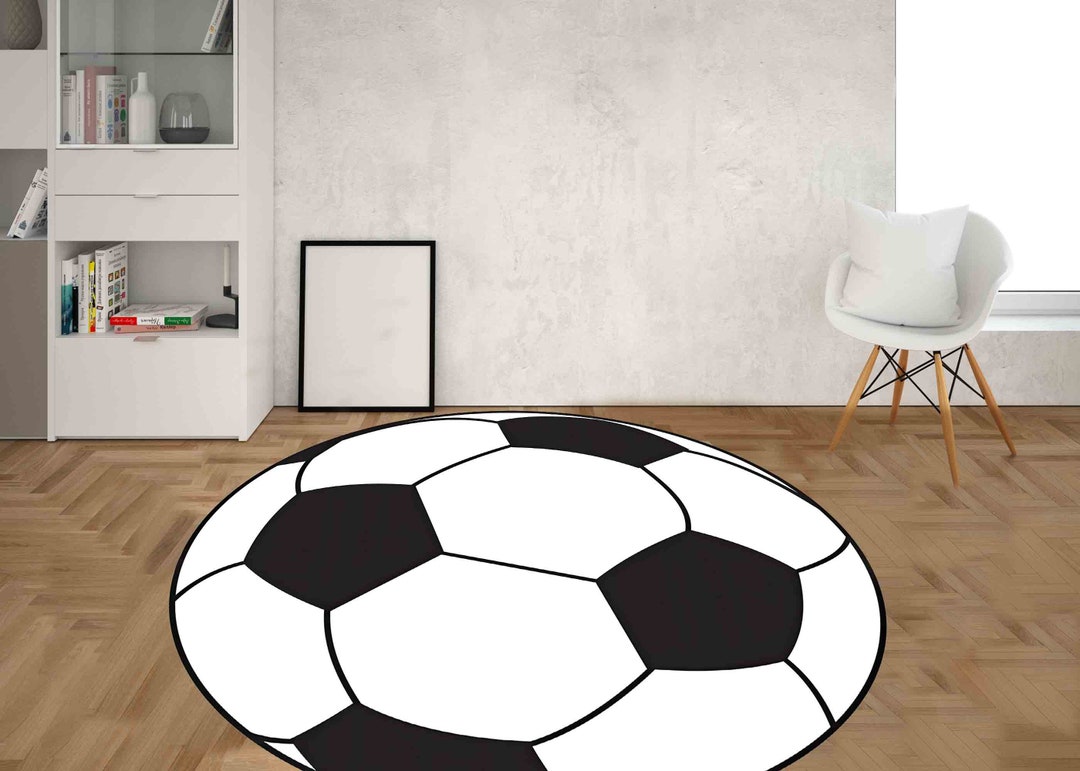 Soccer Ball Rug, Football Rug, Ball Rug, Sport Rug, Personalized Rug ...