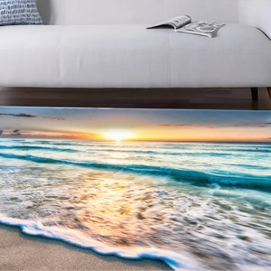 Sunset at the Ocean Rug, Sea View Rug, Beach View Rugs, Landscape Rugs ...