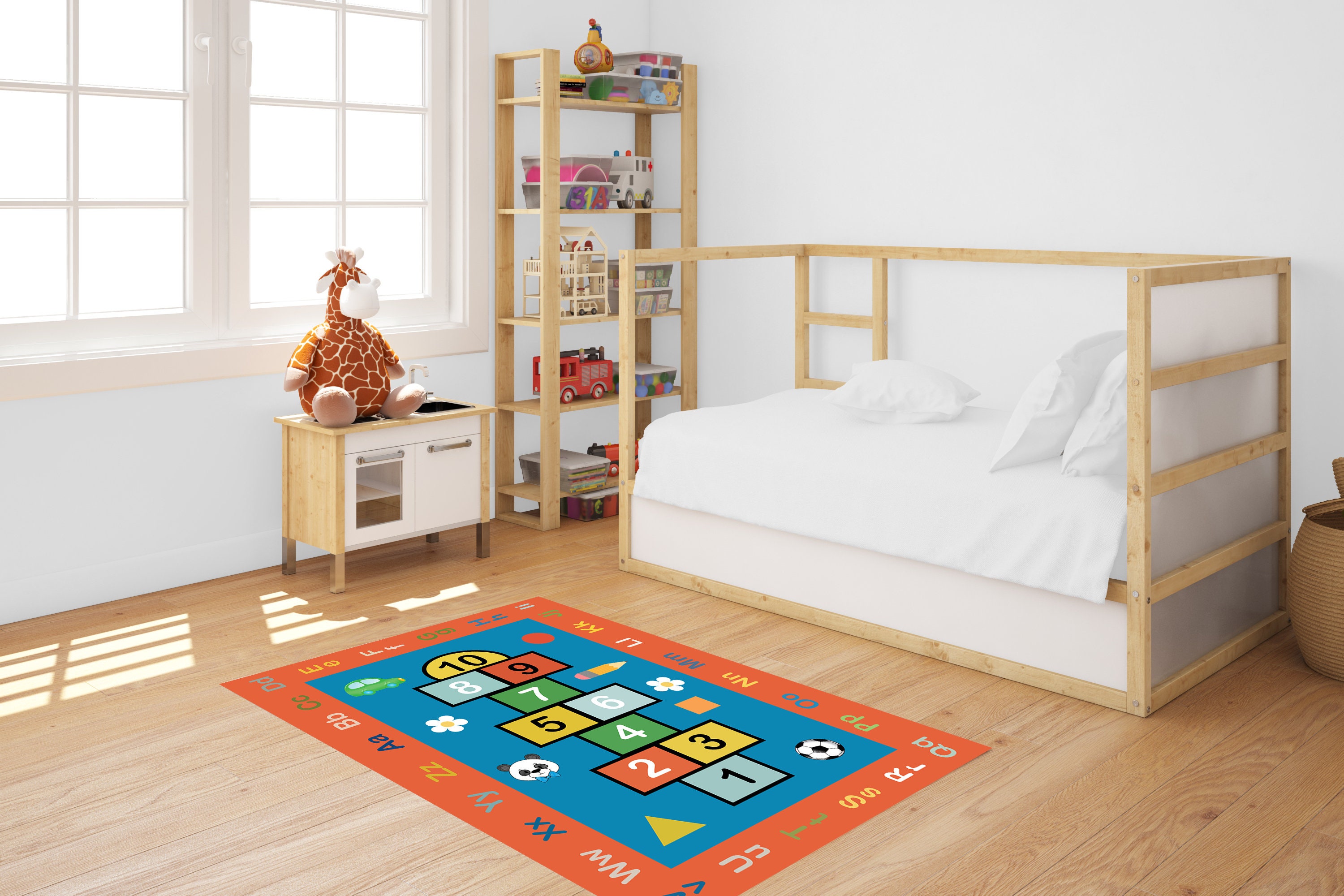 Hopscotch Rug Educational Rug Numbers Rugs Kids Rugs - Etsy