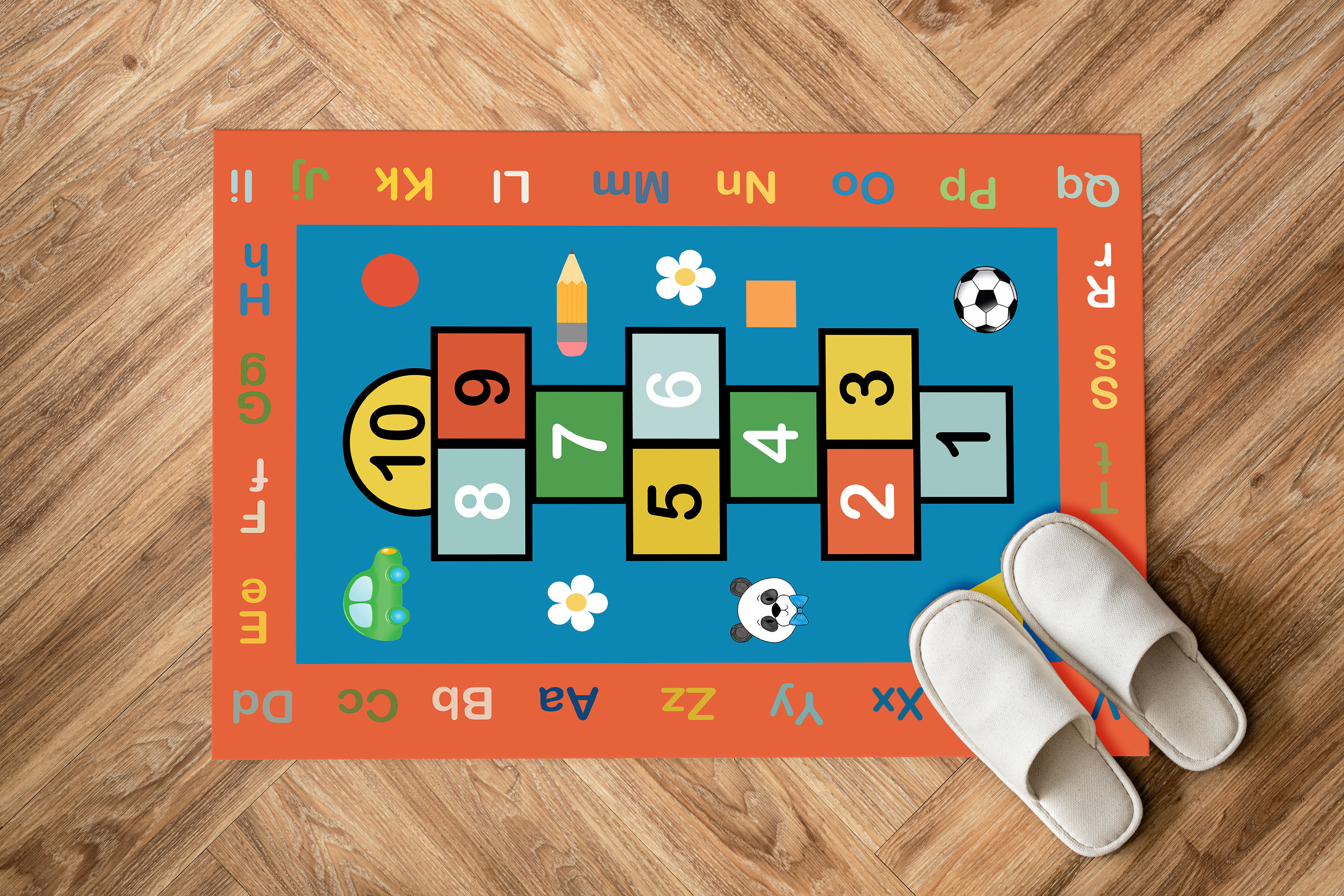 Hopscotch Rug Educational Rug Numbers Rugs Kids Rugs - Etsy