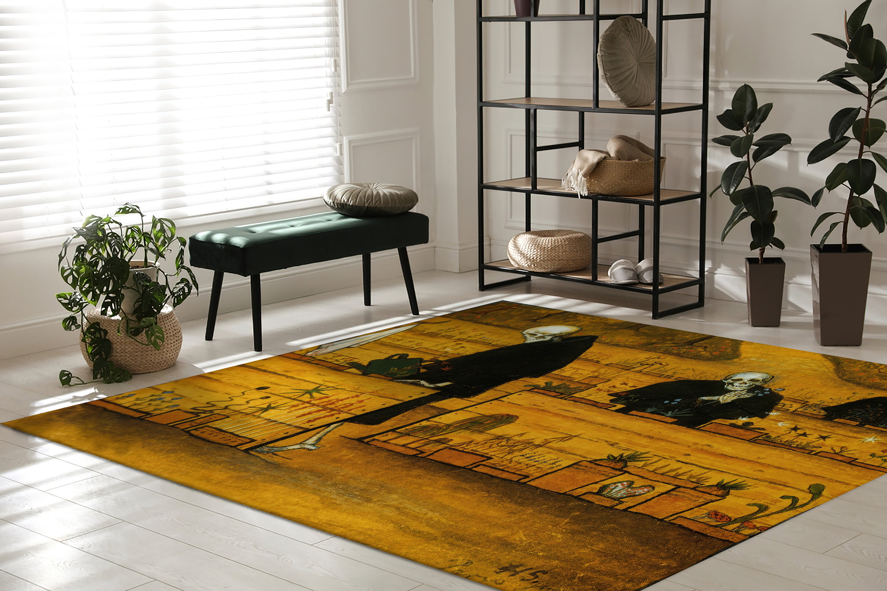 The Garden of Death Rug Hugo Simberg Rug Man Cave Rug - Etsy