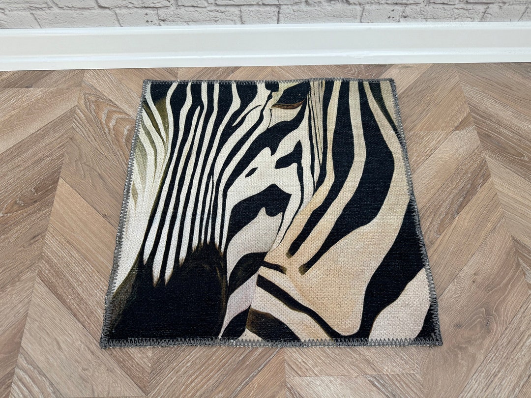 Abstract Zebra Rugs, Modern Rugs, Zebra Rug, Animal Rugs, Non-slip ...