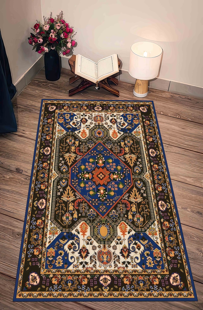 Prayer Rug, Worship Rug, Religious Rug, Modern Rug, Gift for Him ...