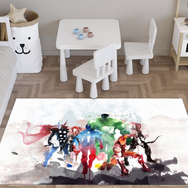 Avengers Rug - Etsy