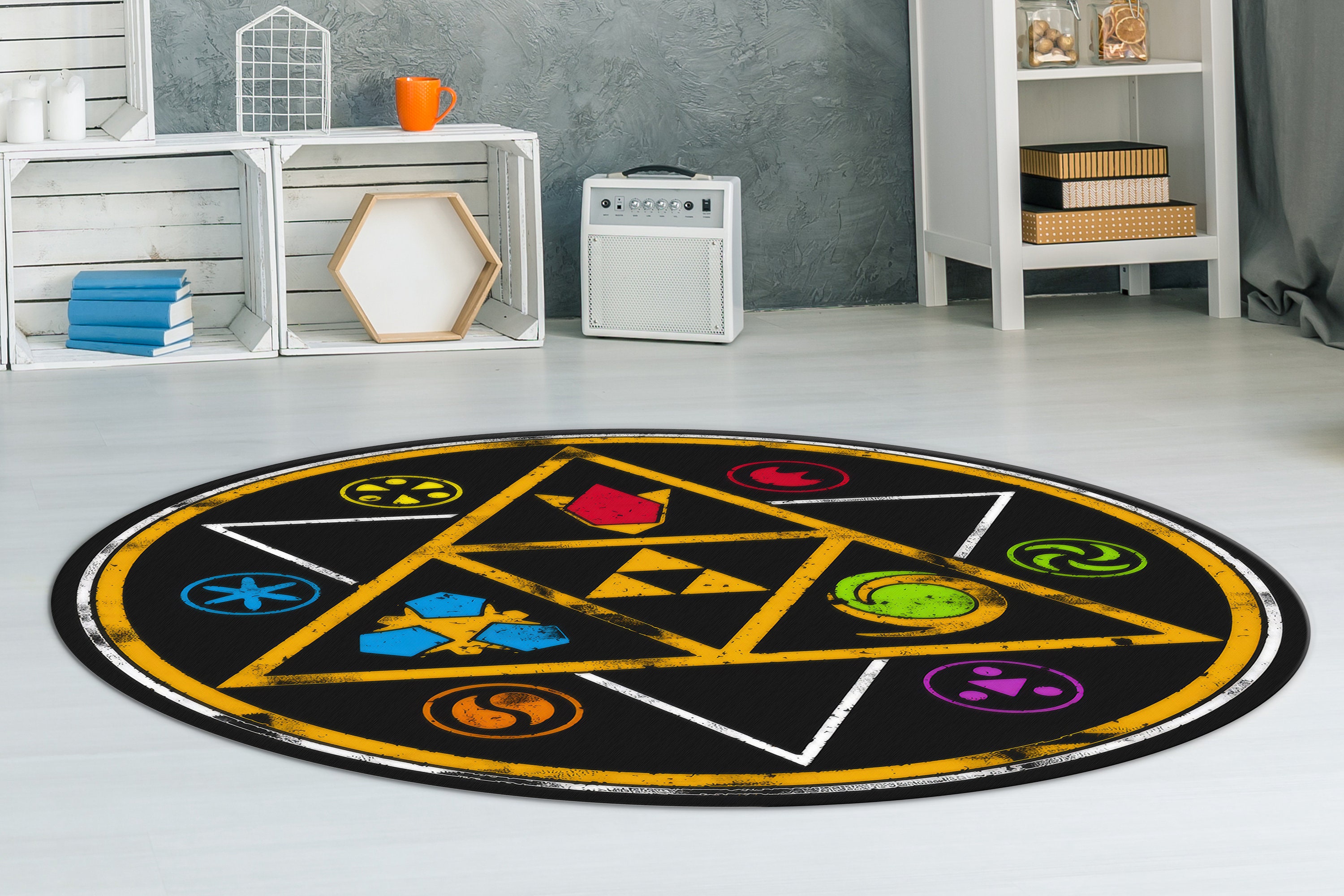 Legend of Zelda Rugs, Gift for Gamer Rug, Round Rugs, Modern Rugs ...