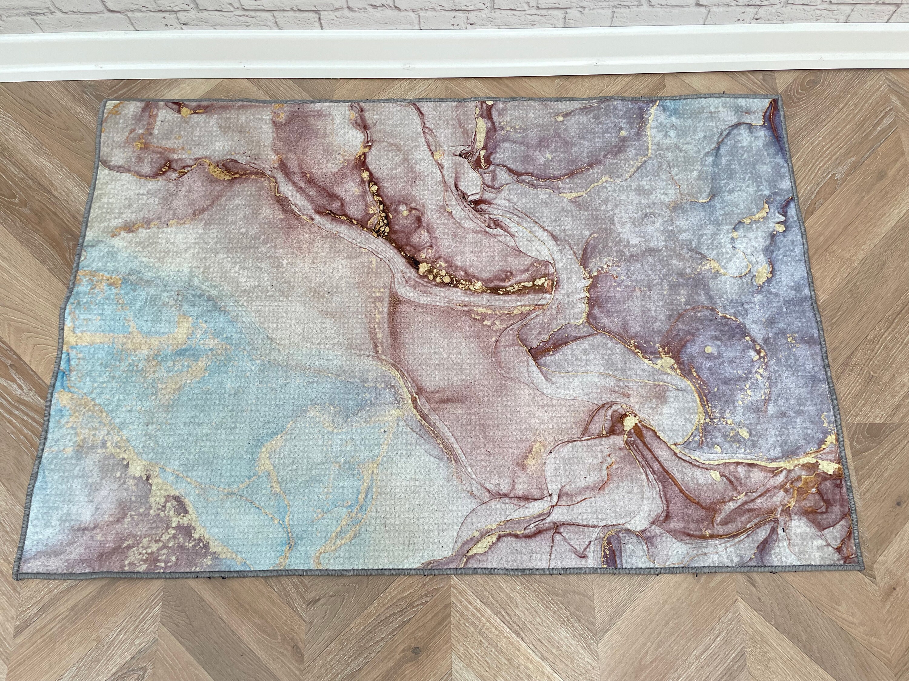 Pink Marble Rugs, Shimmery Rugs, Gold Marble Rug, Alcohol Ink Rug, Gift ...