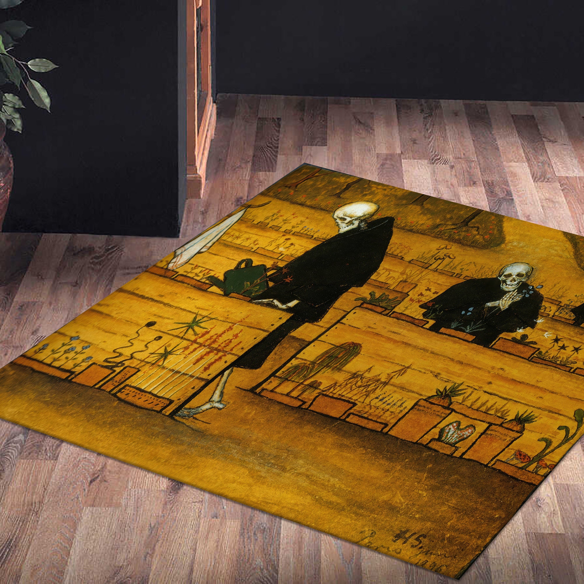 The Garden of Death Rug Hugo Simberg Rug Man Cave Rug - Etsy