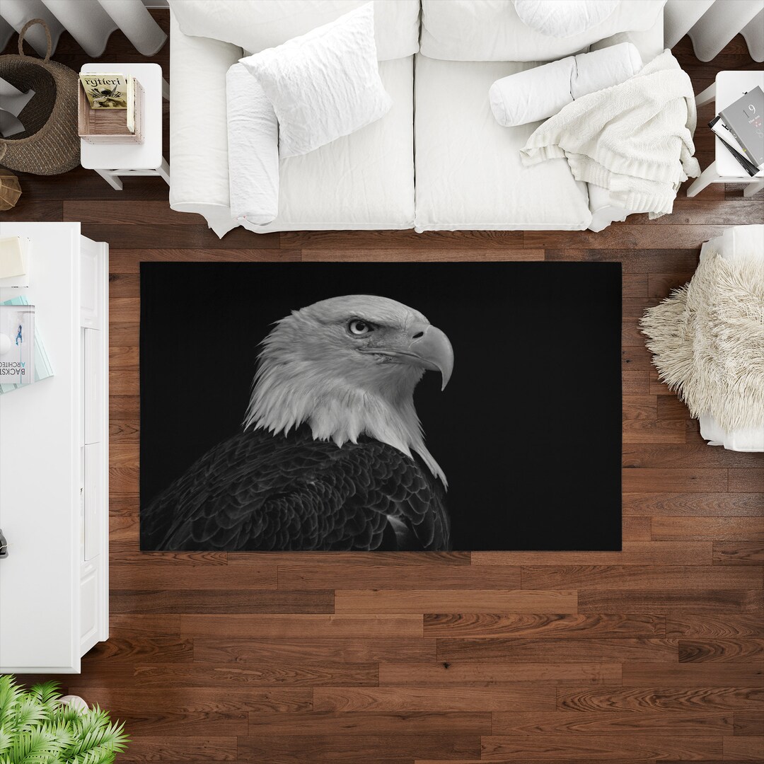 Eagle Rugs, Majestic Bald Eagle Rug, Loft Rug, Animal Rugs, Hallway Rug ...
