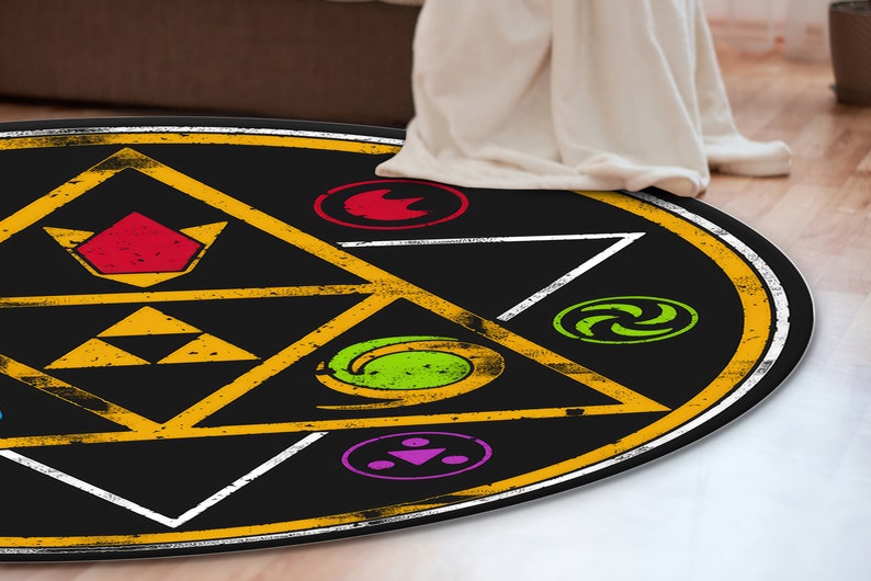 Legend of Zelda Rugs, Gift for Gamer Rug, Round Rugs, Modern Rugs ...