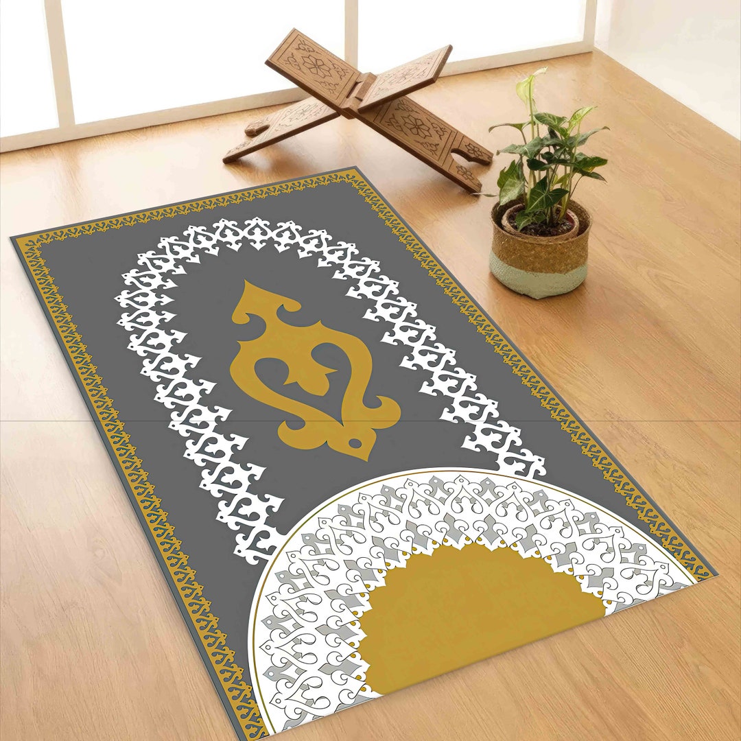 Islamic Prayer Rug, Prayer Rug, Muslim Rugs, Muslim Housewarming Gift ...