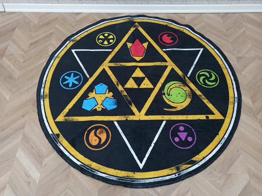 Legend of Zelda Rugs, Gift for Gamer Rug, Round Rugs, Modern Rugs ...