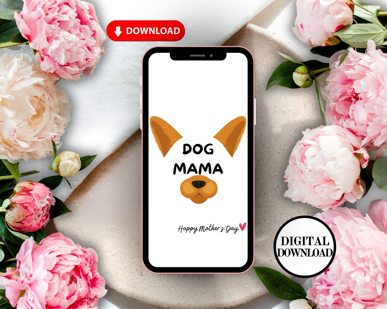 Digital Happy Mother's Day Card, Mother's Day Card, Unique Mother's Day ...