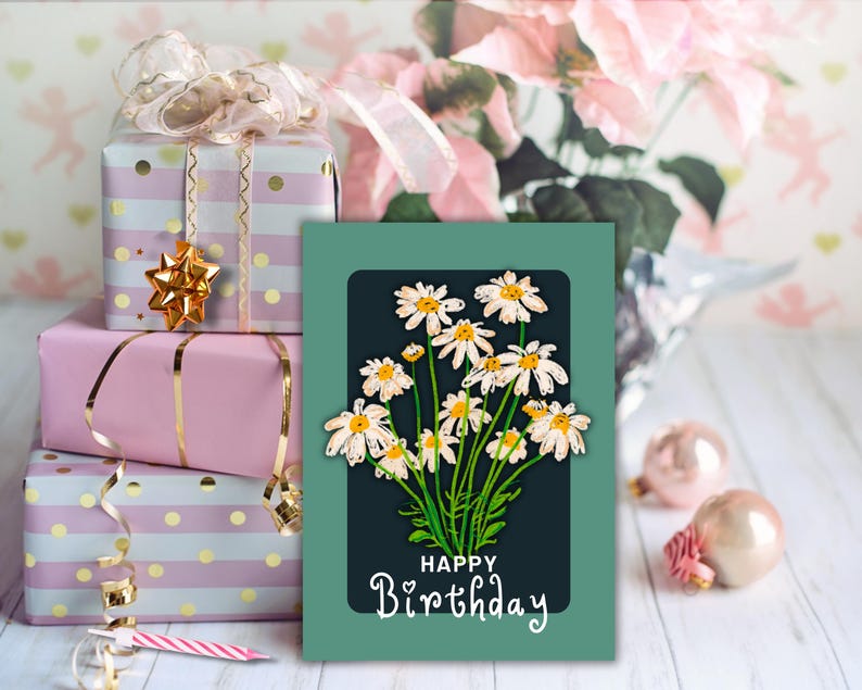 Printable Birthday Card, Instantly Downloadable Birthday Card, Friends ...