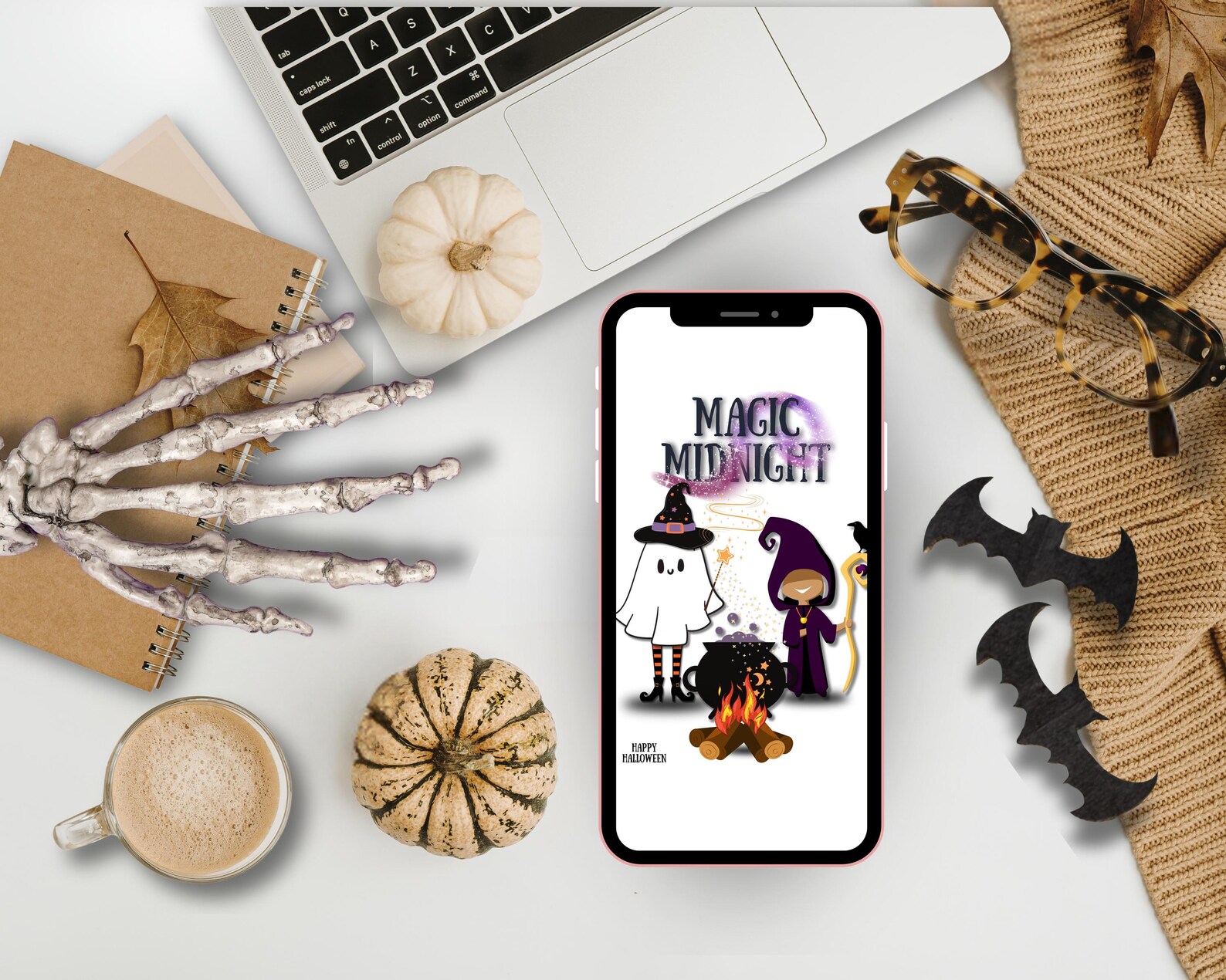 Printable Halloween Card, Digital Halloween Card, Spooky Greeting ...