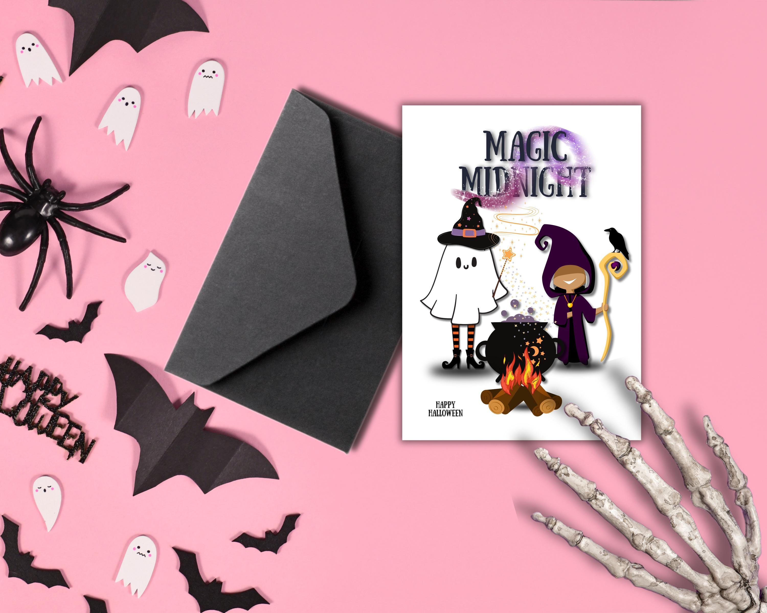 Printable Halloween Card, Digital Halloween Card, Spooky Greeting ...
