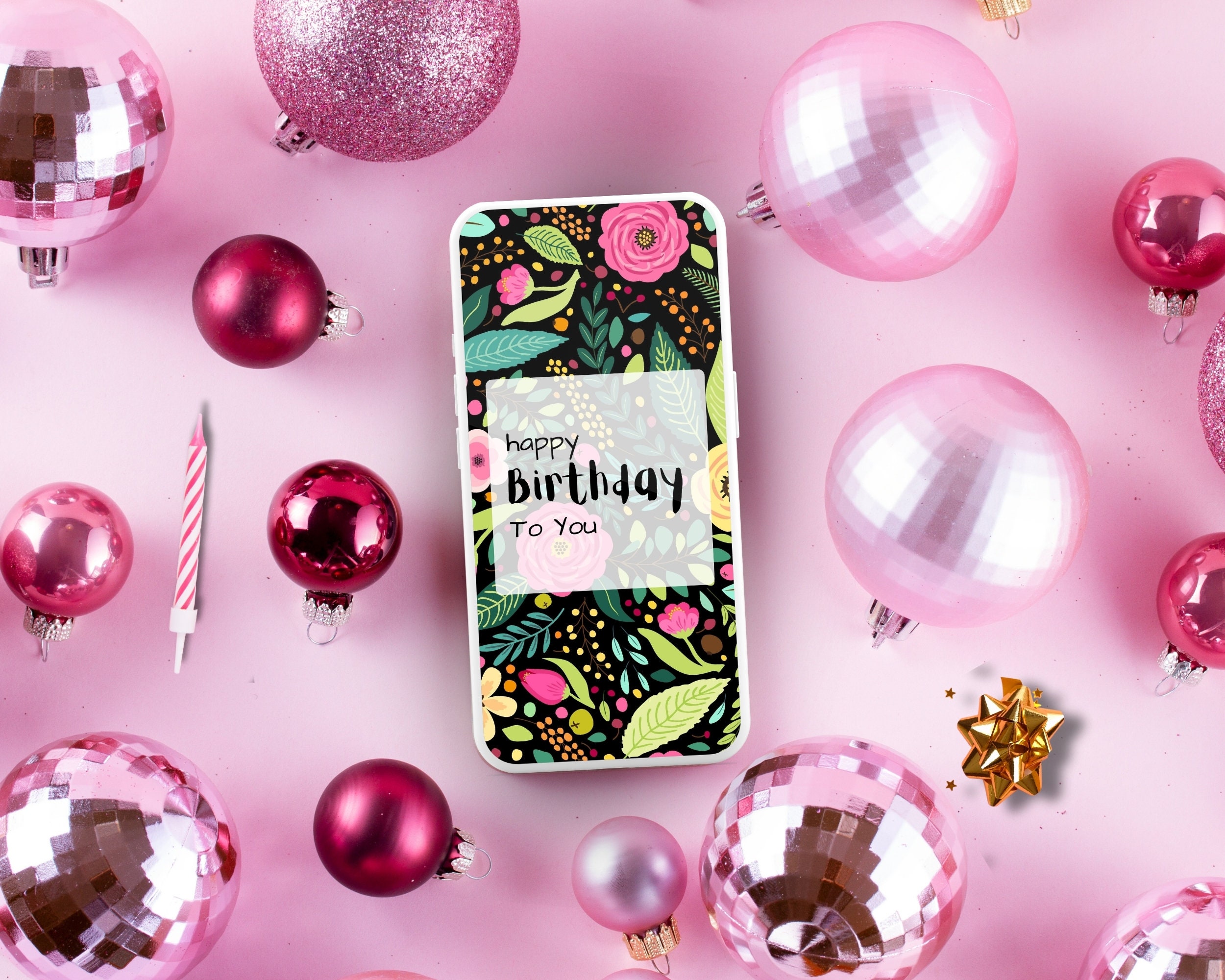 Digital Animated Birthday Card, Digital Happy Birthday Card, Electronic ...