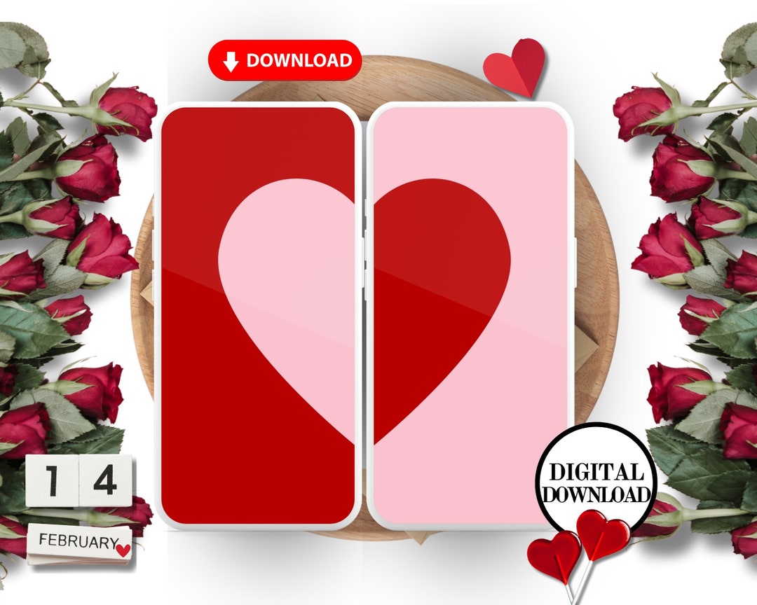 Digital Download Valentine's Day Card Set, Digital Love You Valentine's ...