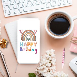 Printable Birthday Card for Kids, Phone Birthday Card,1 St Birthday ...