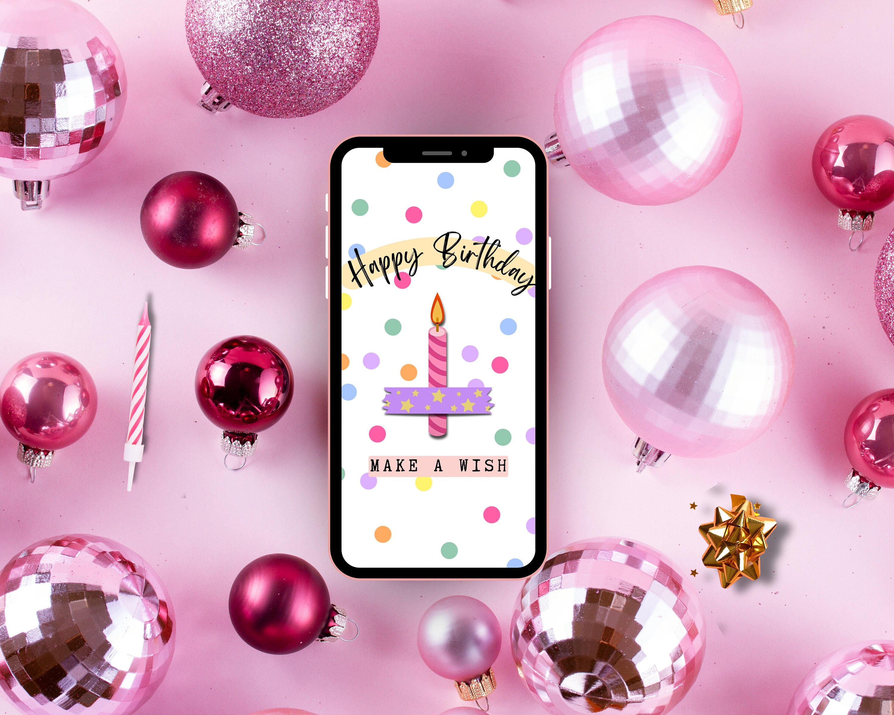 Digital Animated Birthday Card, Digital Happy Birthday Card, Electronic ...