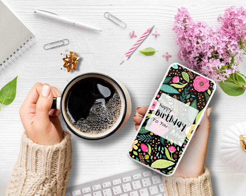 Digital Animated Birthday Card, Digital Happy Birthday Card, Electronic ...