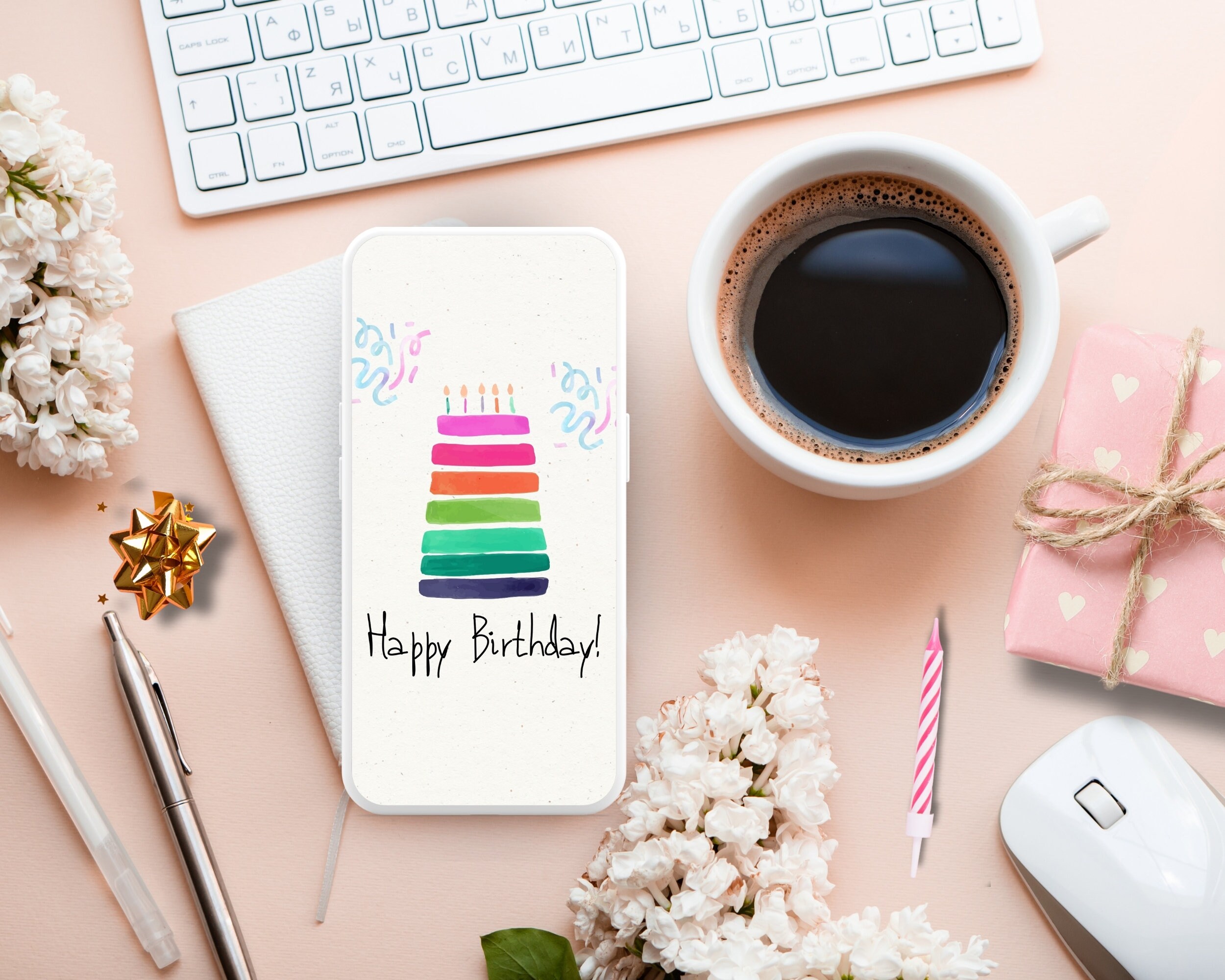 Digital Animated Birthday Card, Digital Happy Birthday Card, Electronic ...